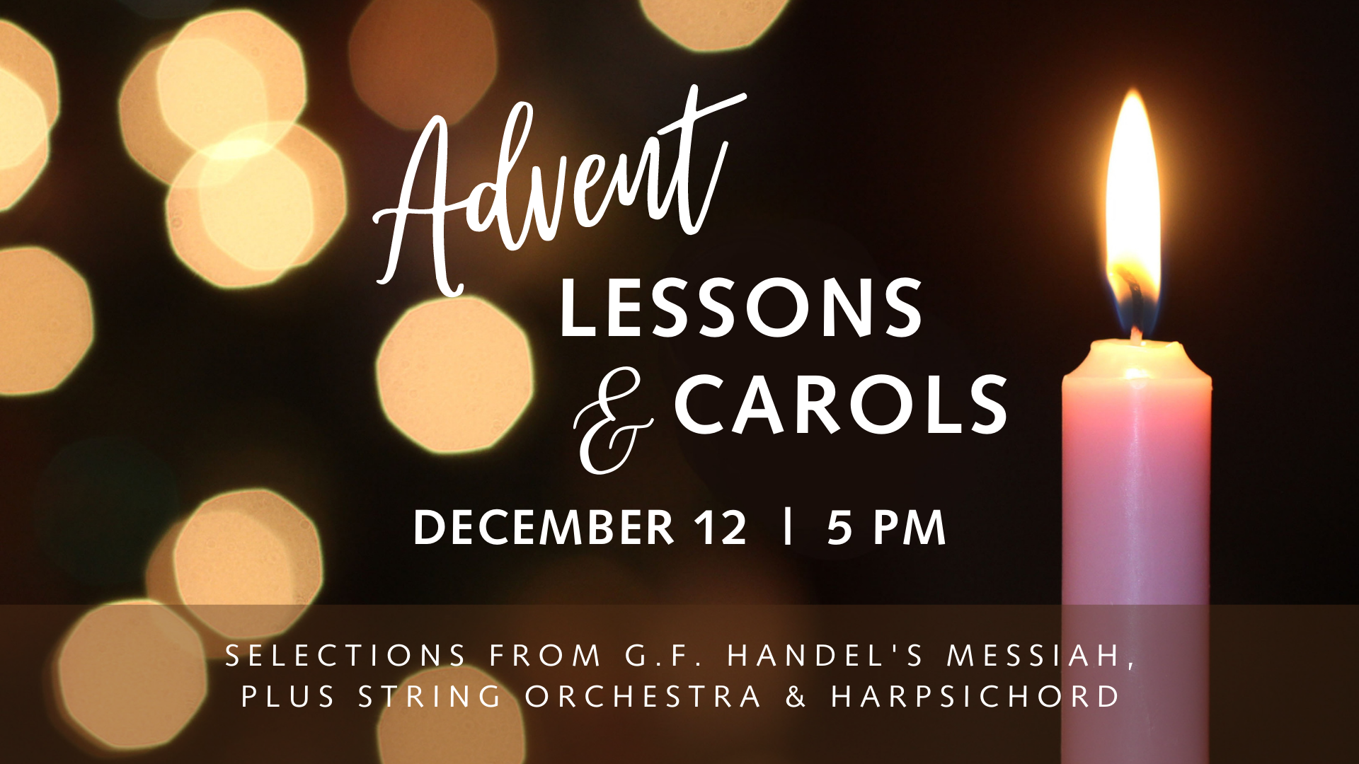 Advent Lessons & Carols w/ Festive Reception - St. John's Episcopal Church