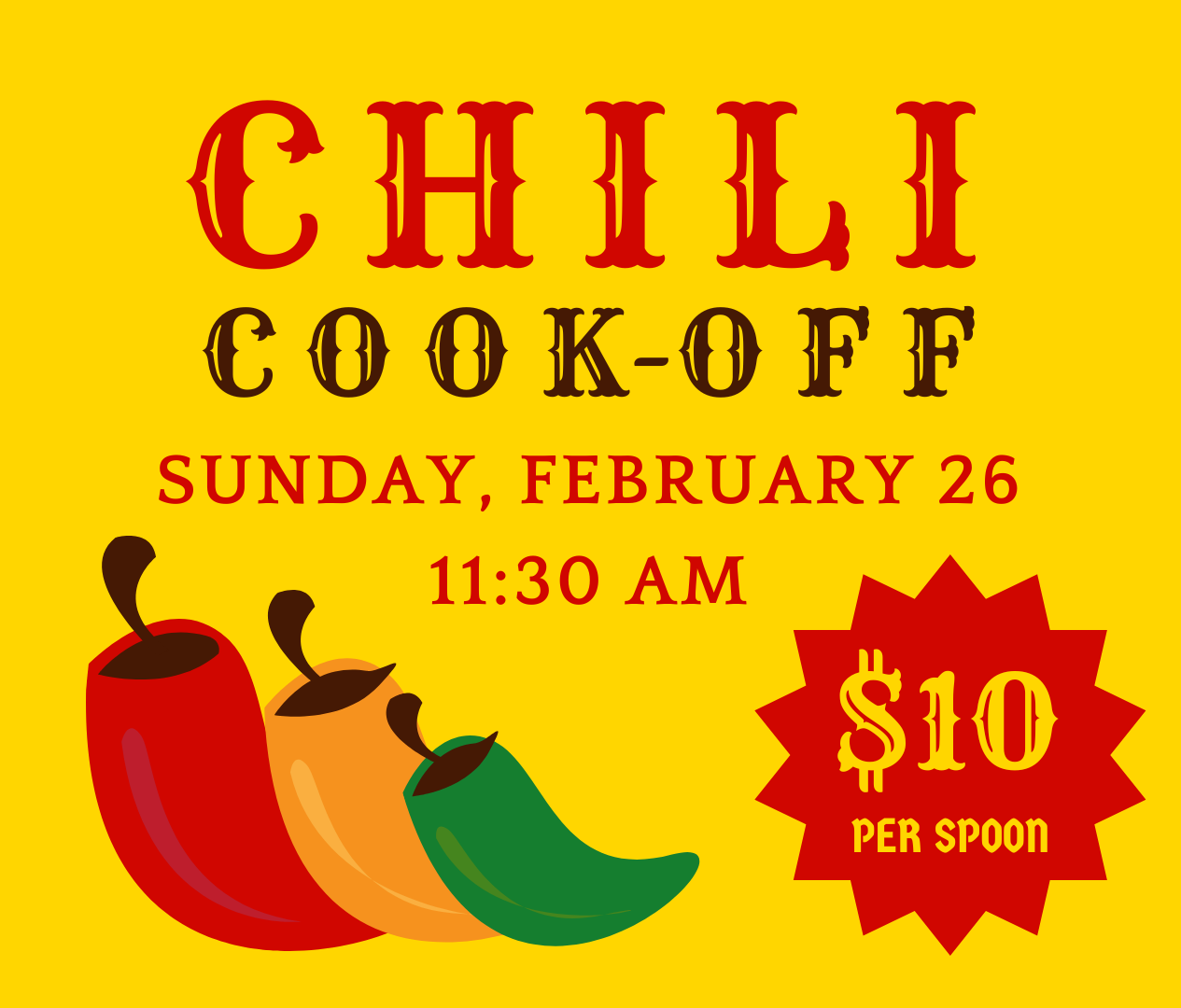 Annual Chili Cook-off - St. John's Episcopal Church