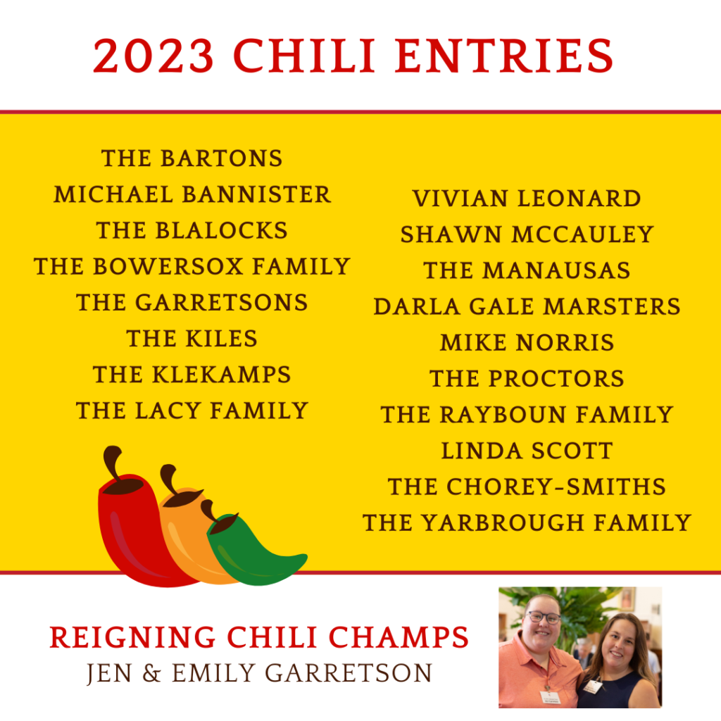 Annual Chili Cook-off - St. John's Episcopal Church