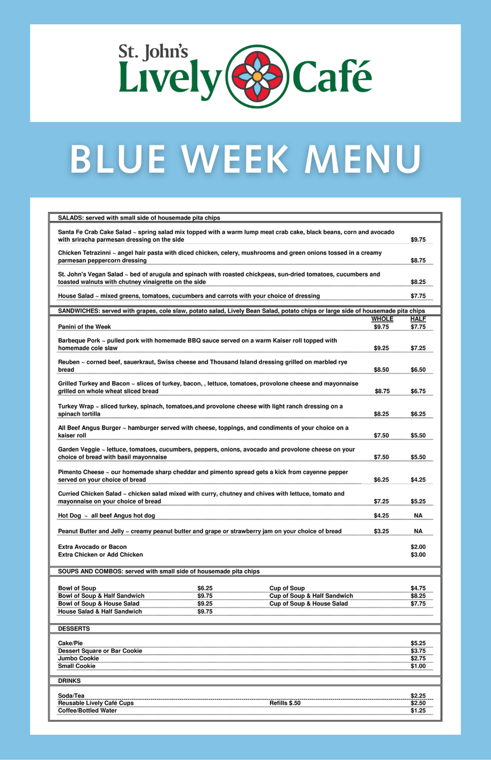 The Lively Café - St. John's Episcopal Church