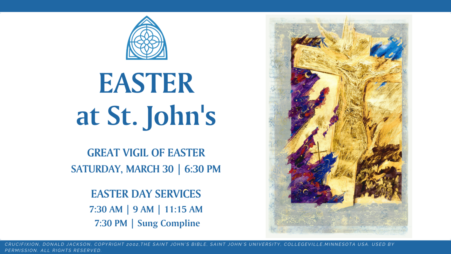 Easter Day – Service of Holy Eucharist - St. John's Episcopal Church
