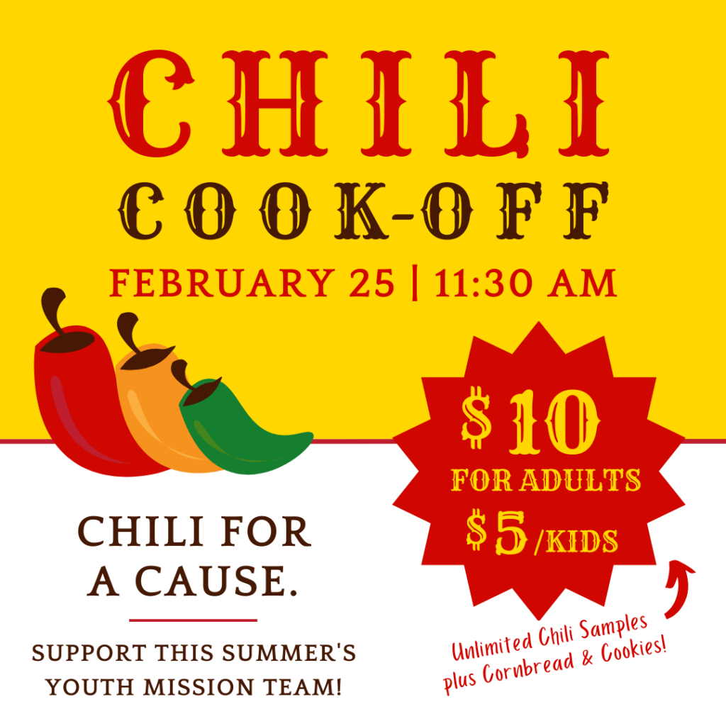 Annual Chili Cook-off - St. John's Episcopal Church