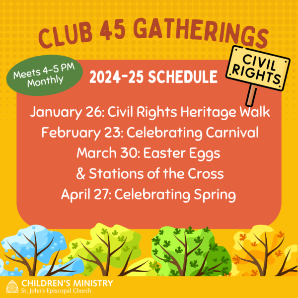 Events from February 27 – March 12 – St. John's Episcopal Church